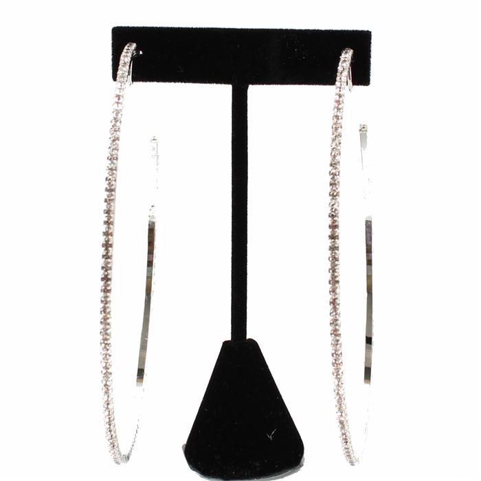 Dazzling Extra Large Rhinestone Hoops: Crossdressing, Transgender and Crossdresser Clothing and ...